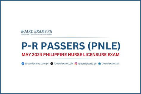 P R Passers May 2024 Philippine Nurse Licensure Exam Pnle Board