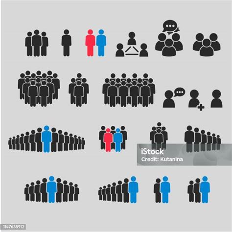 人物圖示設置資訊圖形網站設計徽標應用程式ui 的人物符號向量例證向量圖形及更多信息圖形圖片 信息圖形 全景 分析 Istock