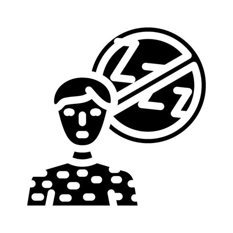 Difficulty Sleeping Disease Symptom Glyph Icon Illustration 52023074