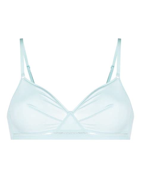 Eres Lydia Soyeuse Triangle Cup Bra In Blue Lyst
