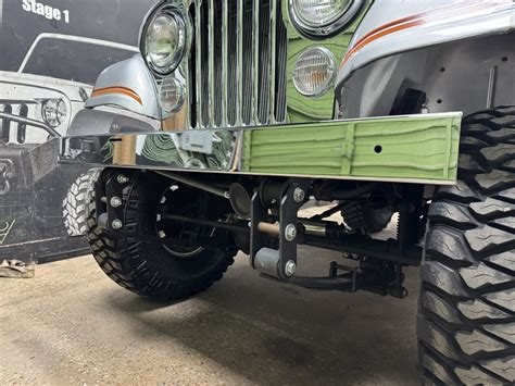 Cj Oe Style Chrome Front Bumper