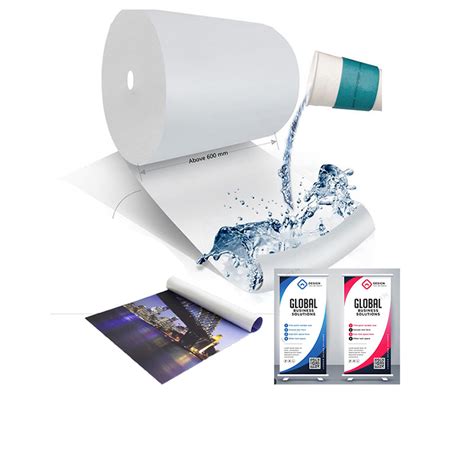 Waterproof Printable Pp Paper Poster Banner Materials Eco Solvent Matt