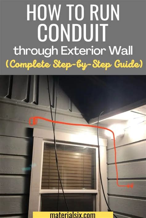 How To Run Conduit Through Exterior Wall Complete Step By Step Guide