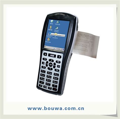 Industrial Handheld PDA Terminal With Bar Code Scanner Thermal Printer Handheld Pda And Pda