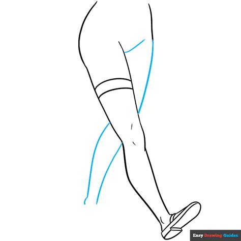 How To Draw Anime Female Legs Easy Step By Step Tutorial