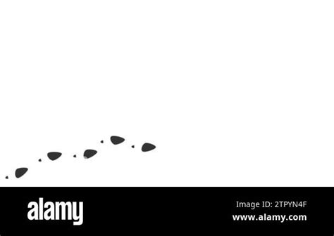 Human Footprint Animation Leaving High Heel Shoes Prints On The Floor