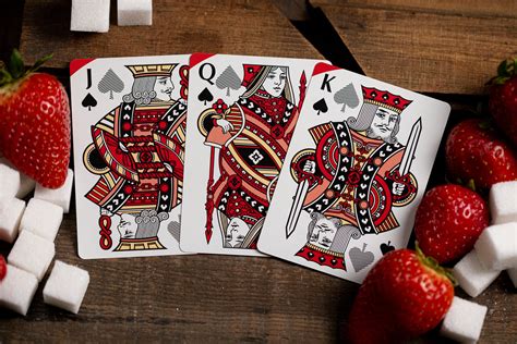 Strawberry Pi Standard Edition Luxury Playing Cards Embossed Tuck Case