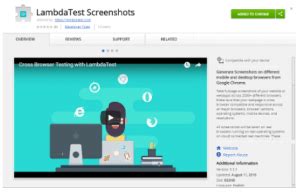Cross Browser Testing With LambdaTest Screenshots Chrome Extension