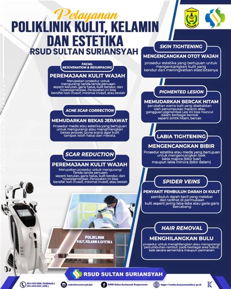 Pelayanan Poliklinik Kulit Kelamin Dan Estetika Rsud Sultan Suriansyah