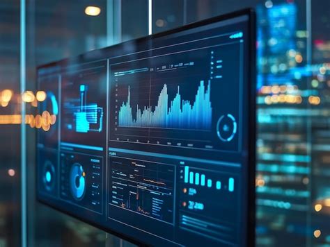 Predictive Business Kpi Data Technology Dashboard Premium Ai Generated Image Predictive Business Kpi Data Technology Dashboard Premium Ai Generated Image