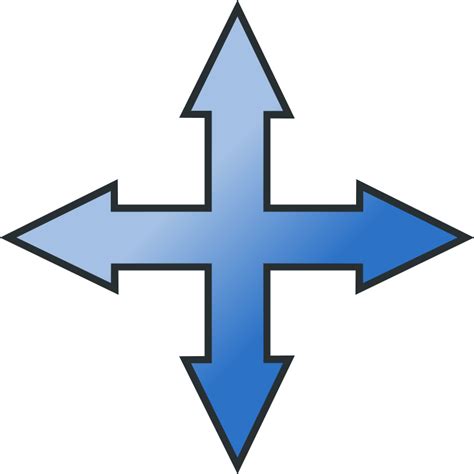 move or resize arrow icon openclipart