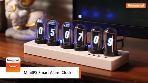Miniips Smart Alarm Clock Table Decoration Shop On Banggood Youtube