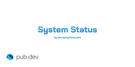 System Status Plugin System Status Example Lib Main Dart At Main