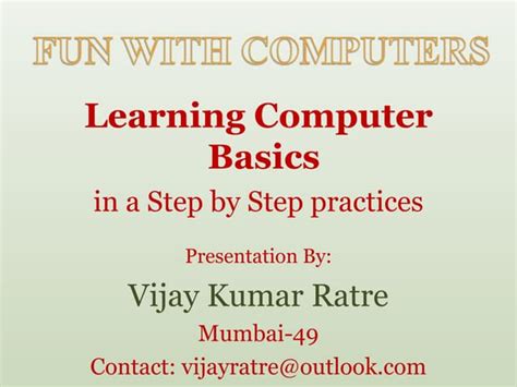 Beginning Computer Basics Exercise Pdf