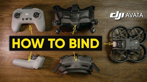 How To BIND DJI AVATA To FPV CONTROLLER GOGGLES V YouTube