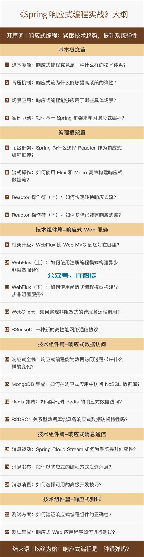 Spring 响应式编程实战｜中级篇｜视频资源｜免费下载 It码徒