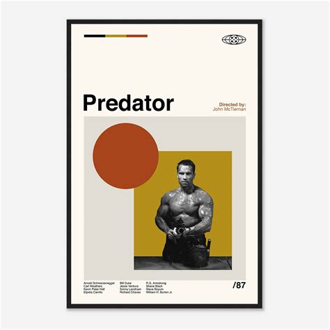 Predator Poster John Mctiernan Minimalist Movie Poster Citiesbox