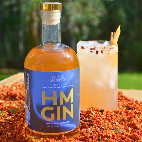 Six Eyed Chilli Gin Chilli Infused Gin Hillmartin Gin Distillery