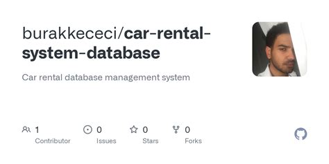 Github Burakkececicar Rental System Database Car Rental Database