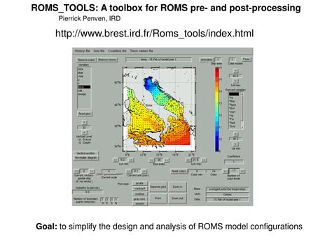 Ppt Roms Tools A Toolbox For Roms Pre And Post Processing Powerpoint Presentation Id