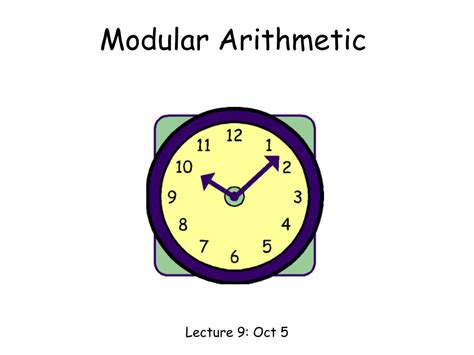 PPT Modular Arithmetic PowerPoint Presentation Free Download ID 3415229