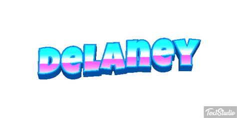 Delaney Name Animated  Logo Designs