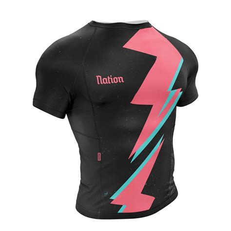 Black Short Sleeve Bjj Rash Guard Death Cuddles Nation Athletics Bjj