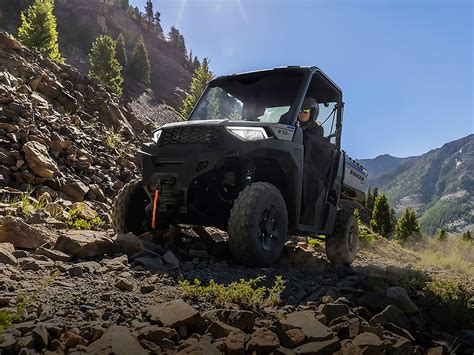 New 2024 Polaris Ranger Sp 570 Premium Ghost Gray Utility Vehicles In