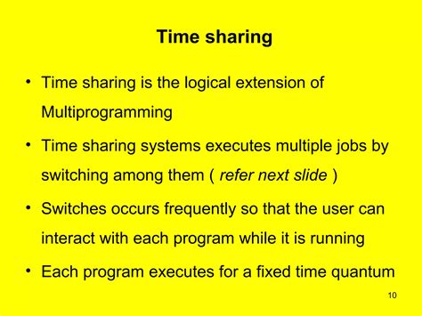 Multiprogramming Time Sharing Ppt