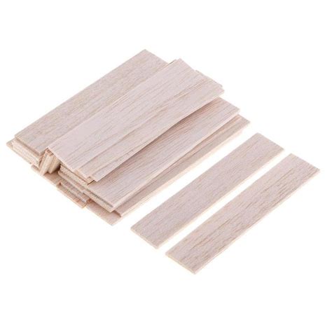 Natural Round Balsa Wood Woodcraft Flat Sticks Dowel Tiktok Shop