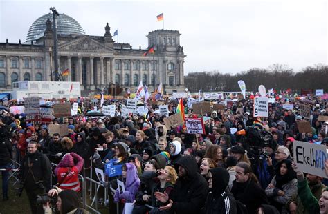 Around 150 000 Gather In Berlin For Latest Round Of Protests Against