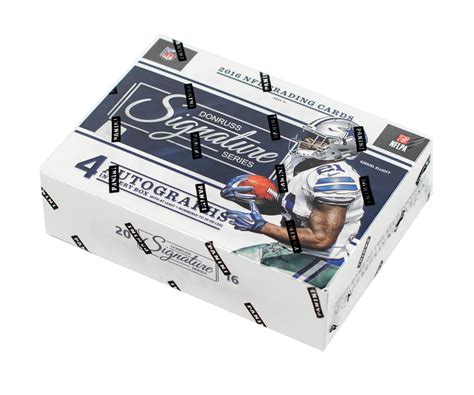 2016 Panini Donruss Signature Series Football Hobby Box Da Card World