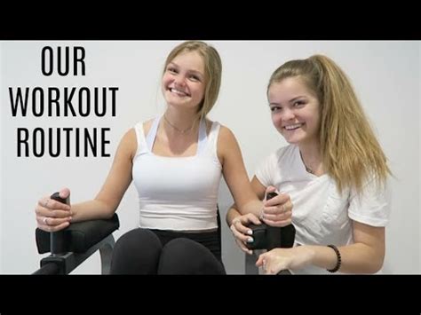 Our Workout Routine ~ Jacy And Kacy Youtube