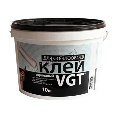 Клей акриловый для стеклообоев VGT, 10кг. — купить в Душанбе, купить в ...