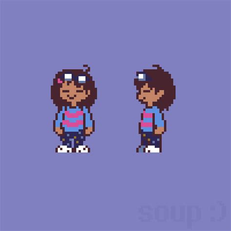 Merch Frisk Sprite Sheet Preview By Souptaels On Deviantart
