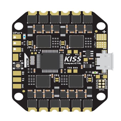 Original FLYDUINO KISS CompactCTRL CC AIO F Bit Flight Controller A Blheli S