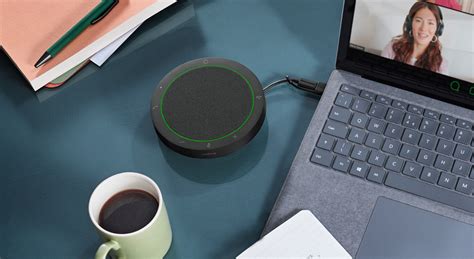 Jabra Speak Ms Speakerphone Hands Free Wired Usb C Usb A Dark Grey Certified For