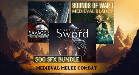 Medieval Melee Weapons Combat Bundle In Sound Effects Ue Marketplace