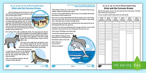 Ee Ea Y Ee And Ie Phoneme Spotter Story