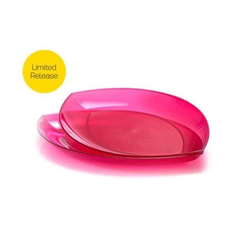 Tupperware Lotus Small Platter 1pcs Shopee Malaysia