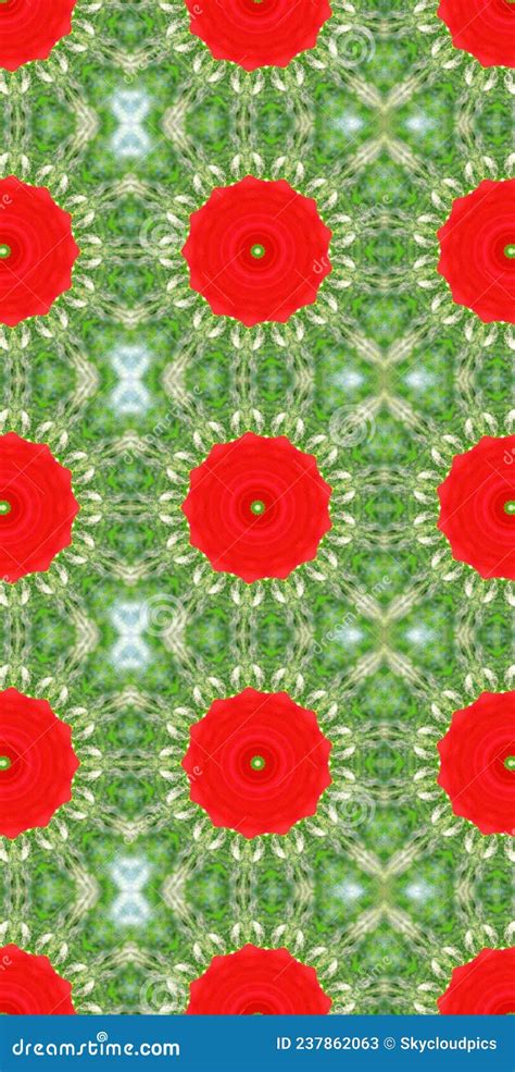 Fractodome Fractal Seamless Tileable Tall Pattern Designs Stock