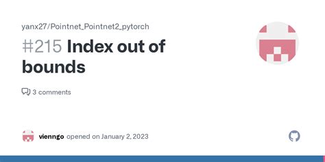 index out of bounds · issue 215 · yanx27 pointnet pointnet2 pytorch · github