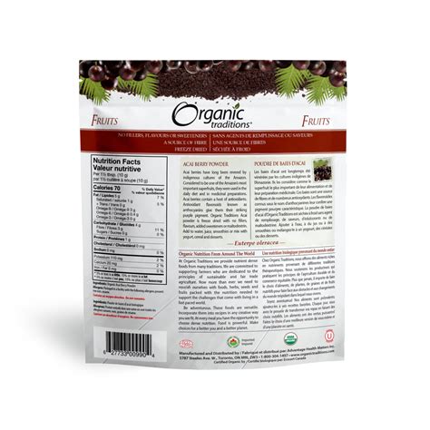 Organic Traditions Acai Berry Powder 100g Red23 Elite Health Products