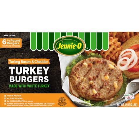 JENNIE O Seasoned Turkey Burgers Jennieo Site