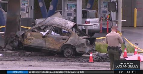 Fiery Car Crash In Windsor Hills Kills 6 People Cbs Los Angeles