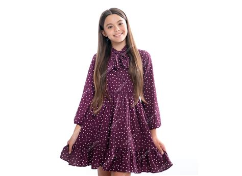 Retrato De Niña Adolescente Feliz Sonriente Niña De 12 13 14 Años Con