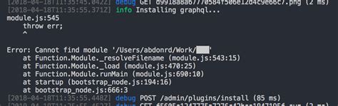 Cant Install Graphql Plugin · Issue 962 · Strapistrapi · Github