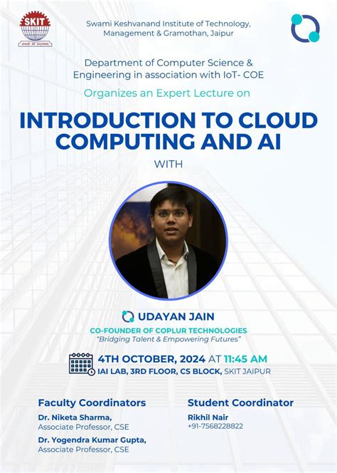 Department Of Computer Science And Engineering Skit Jaipur On Linkedin