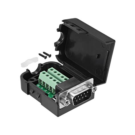 D Sub Db9 Breakout Board Connector With Case 9 Pin Male Rs232 Serial