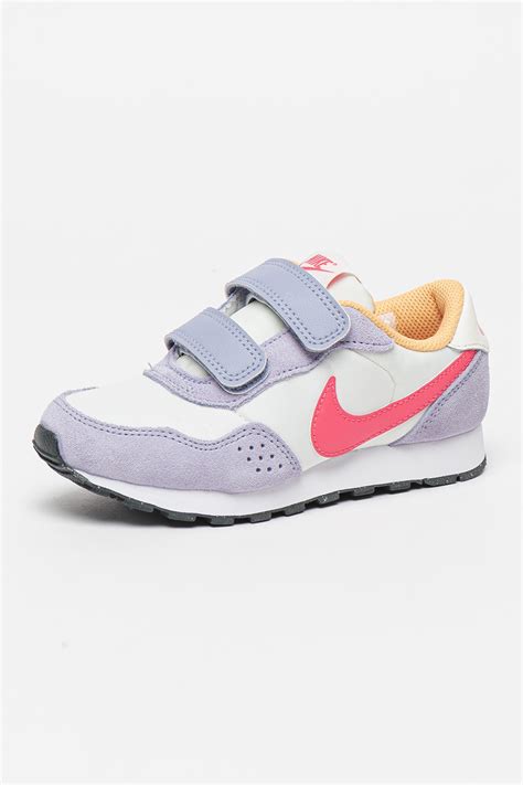 Nike Pantofi Sport De Piele Si Plasa Cu Inchidere Cu Velcro Md Valiant